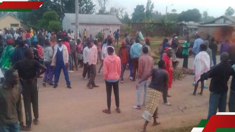 Busia: Angry locals burn truck after killing Form 3 student going to school