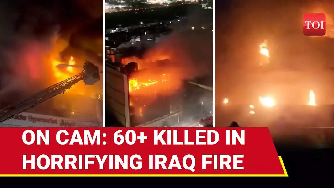 Mideast Again: 60+ Killed In Iraq Mall Fire; Rescuers Scramble To Pull ...