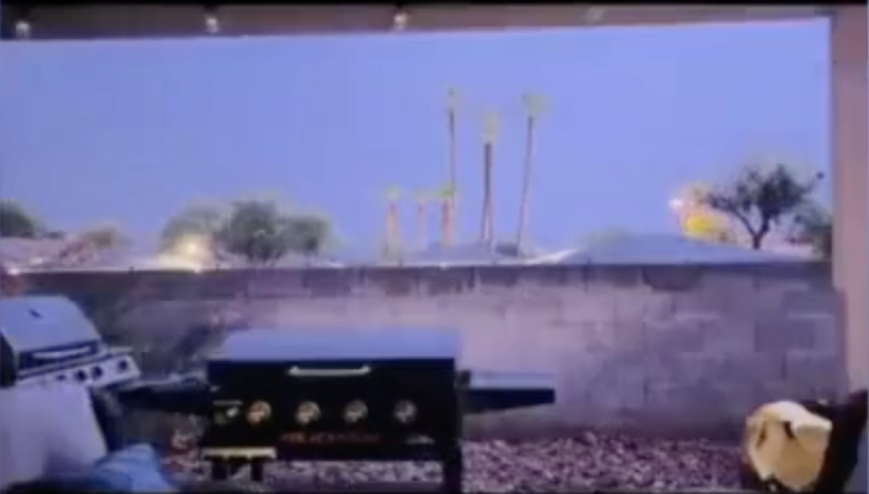 Arizona Home Lashed by Rain and Lightning as Monsoon Storm Looms