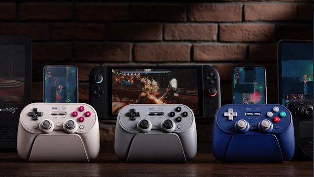 8BitDo's newest Pro 3 Controller has magnetic swappable face buttons ...