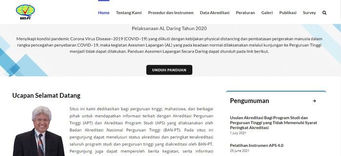 Cek Akreditasi Prodi dan Kampus di Website BAN-PT dengan Mudah