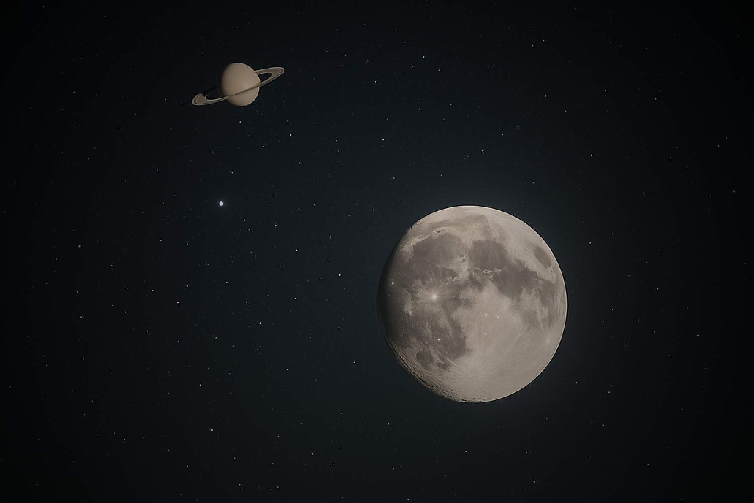 Saturn and Neptune appear near the Moon: Here’s what it means for your ...