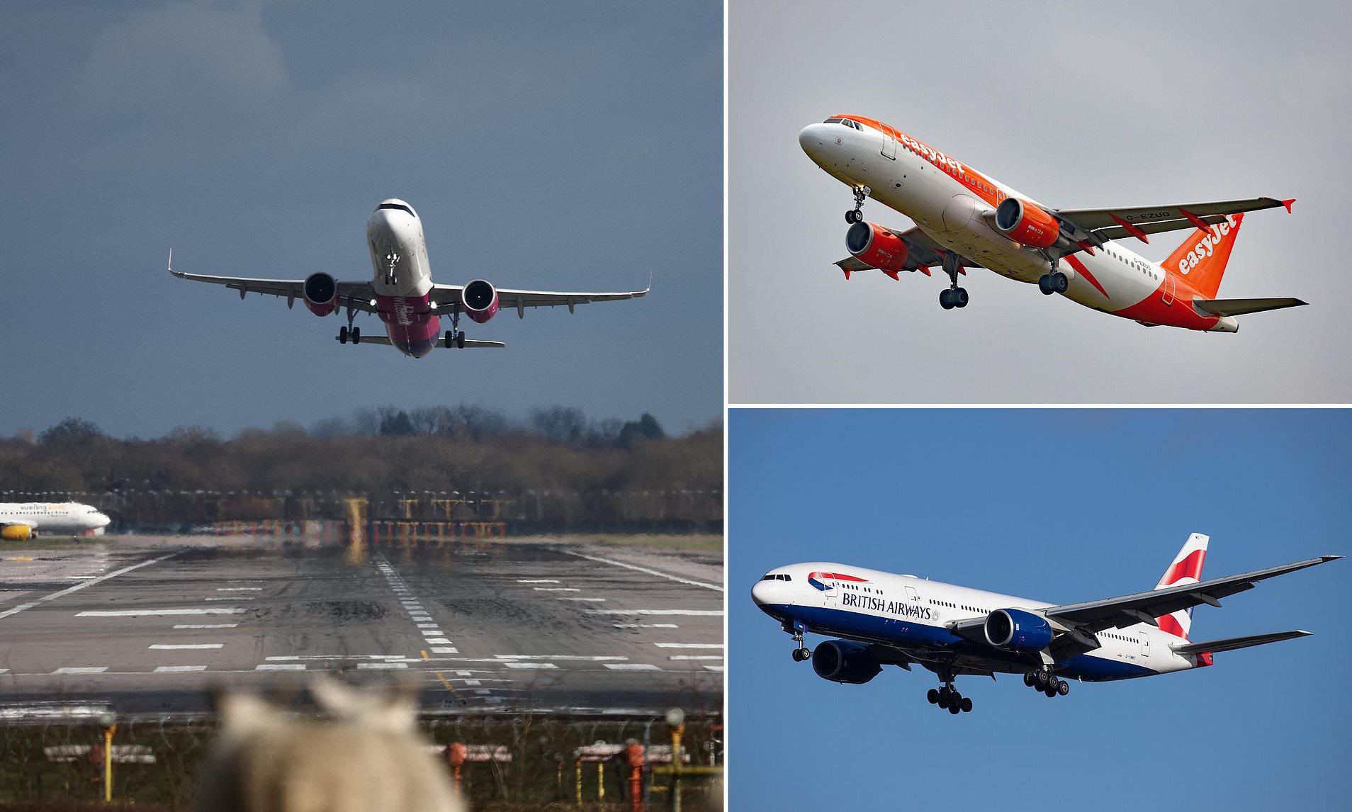 Mid-air emergencies on two flights 60 seconds apart spark travel chaos ...