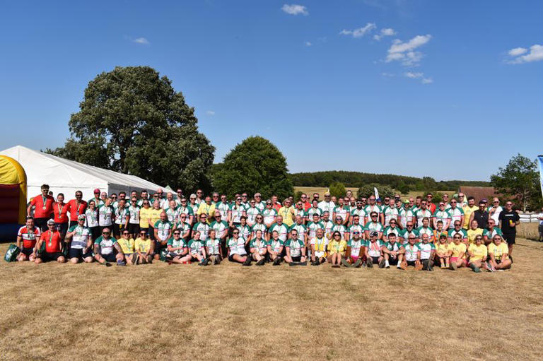 Cyclists conquer 205 miles in blazing heat to raise £320k for kids