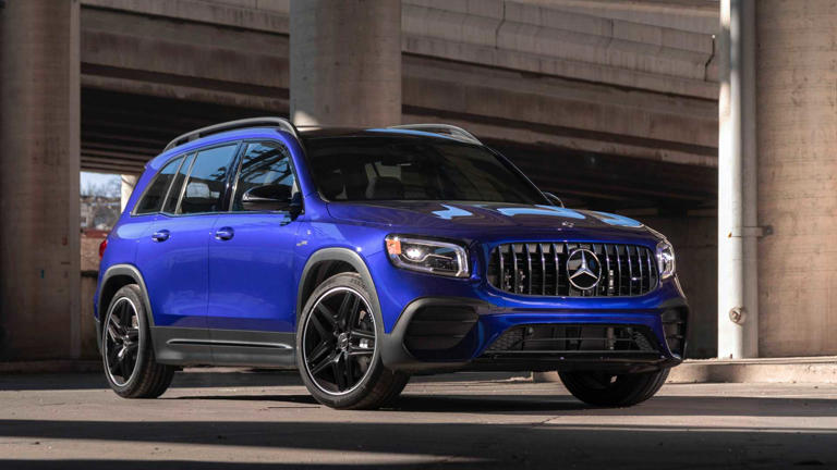 The 3-row Mercedes-AMG GLB 35 is a sub-$30,000 bargain in 2026