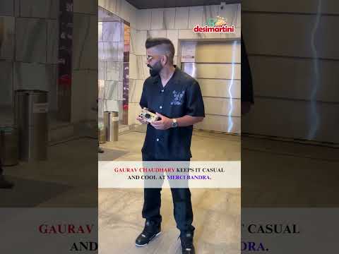Gaurav Chaudhary keeps it casual and cool at Merci Bandra