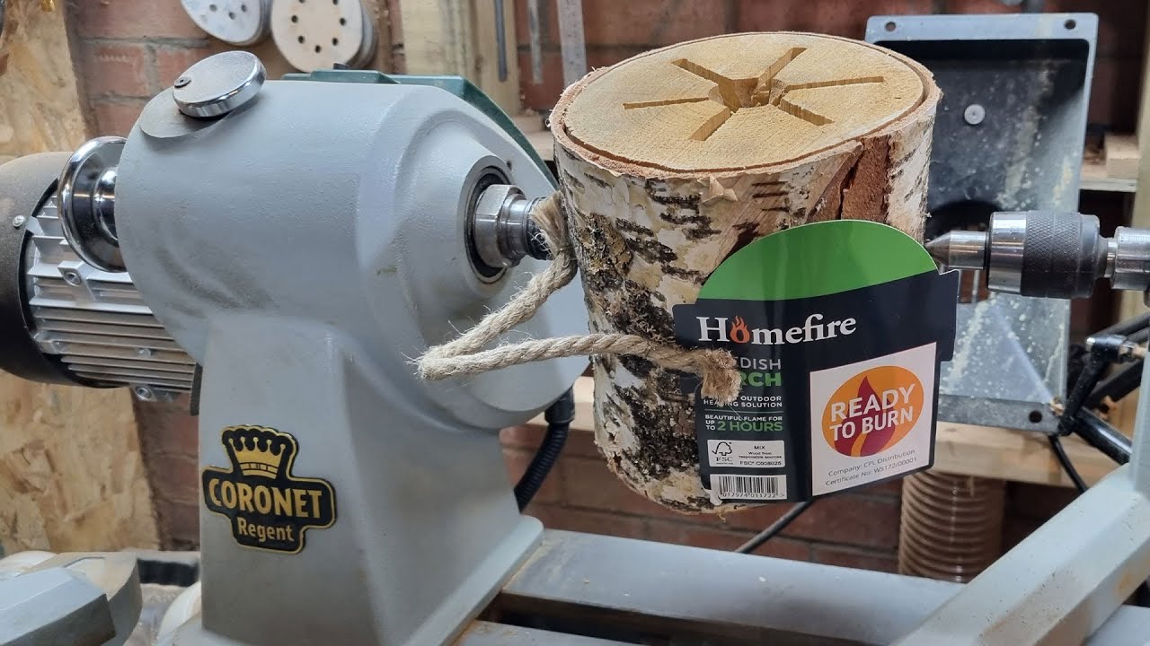 Can this man turn a Swedish torch log?