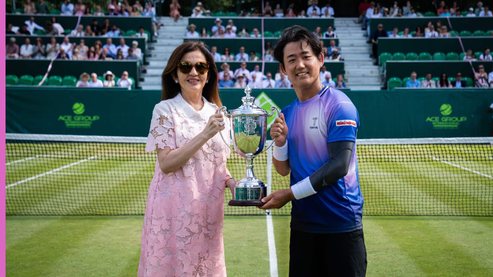 Caring hand of tennis reaches out as charities receive a windfall during grass court season