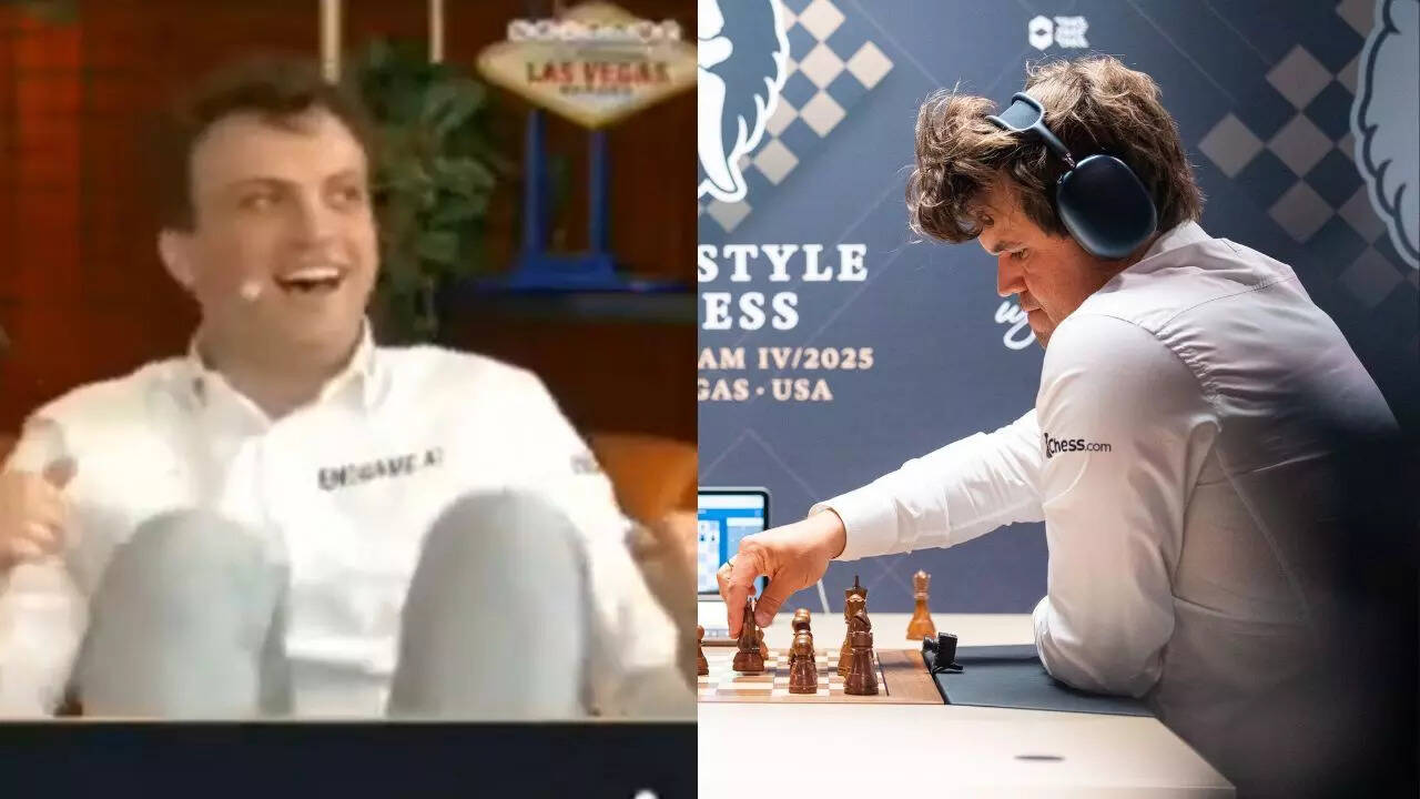 Magnus Carlsen falters! Hans Neimann's hilarious reaction goes viral ...
