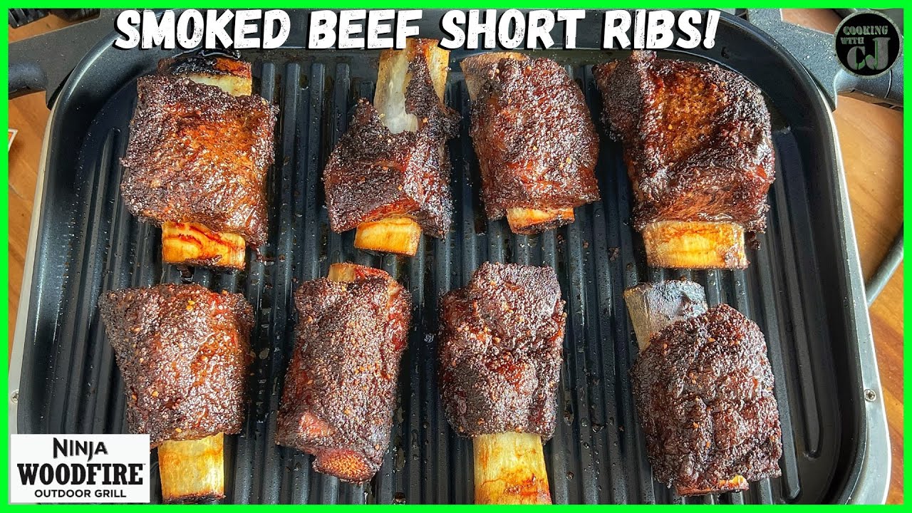 Smoked Beef Short Ribs on the Ninja Woodfire Grill!