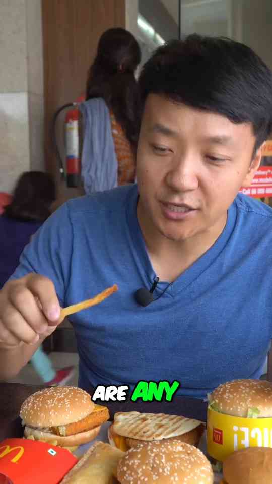 McDonald's India Menu - No Beef, Cream Fries & Pizza McPuff