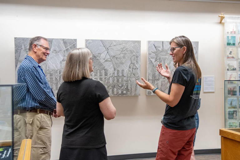 This unique exhibit in Boise turns words of hate into works of art ...