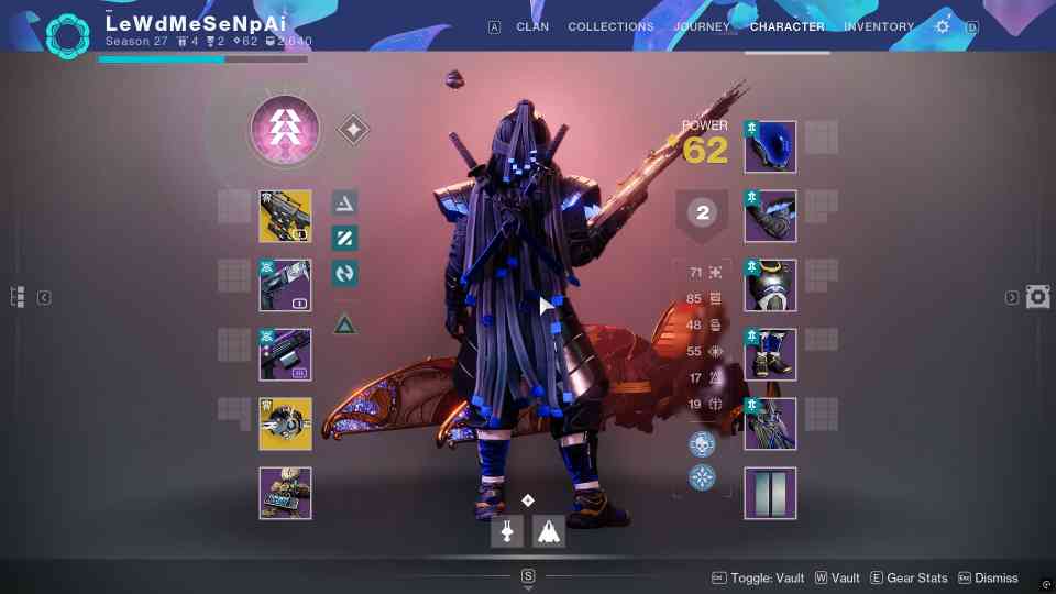 Destiny 2 The Samurai - NEW Bushido Armor Set SHOWCASE