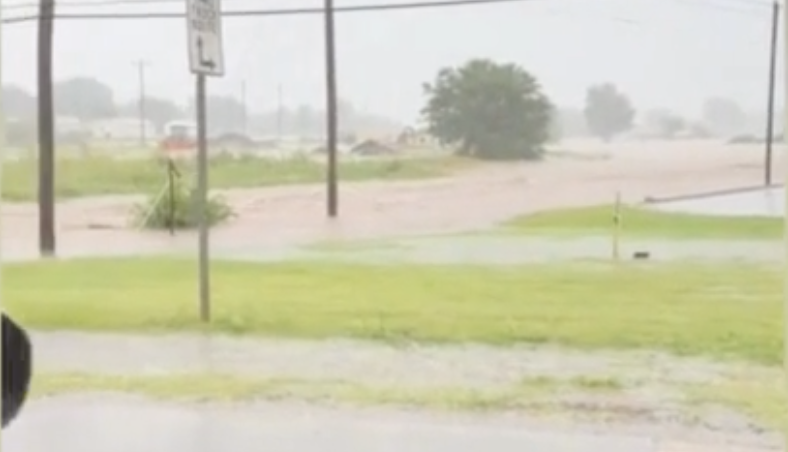 Storm Brings Flooding to Oklahoma as Rising Waters Threaten Roads