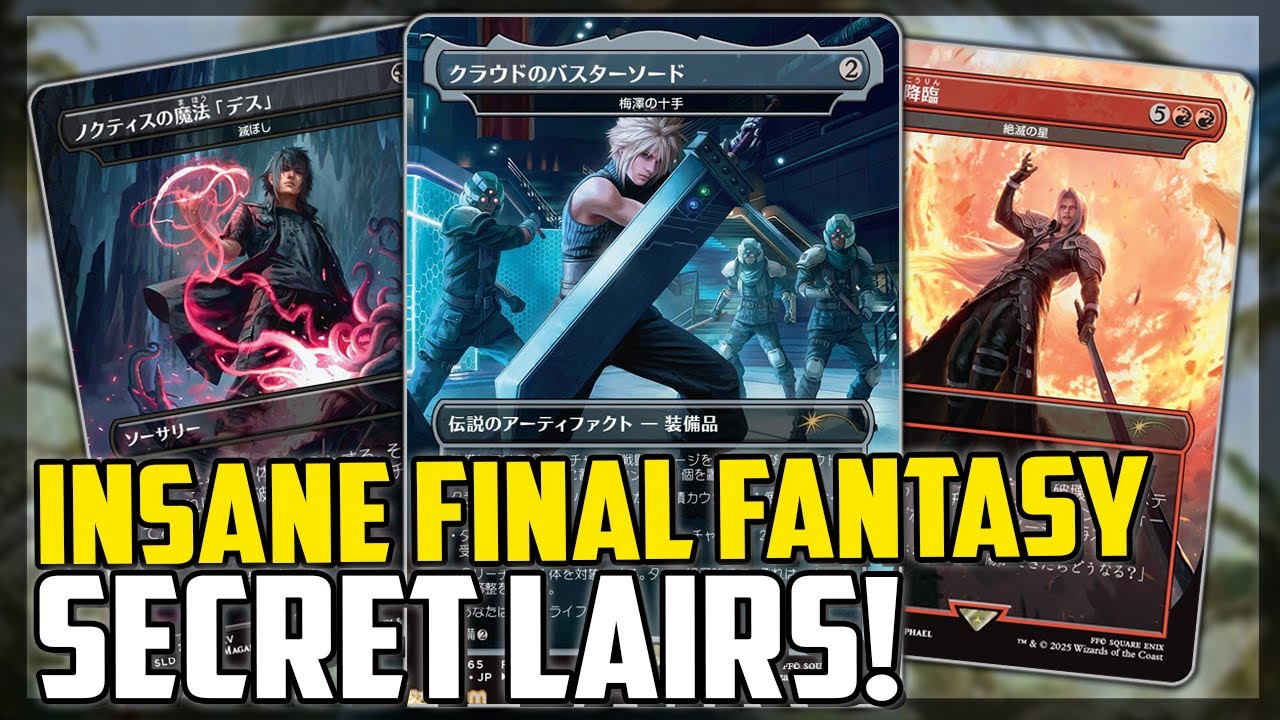 Final Fantasy Secret Lairs and Promos Revealed