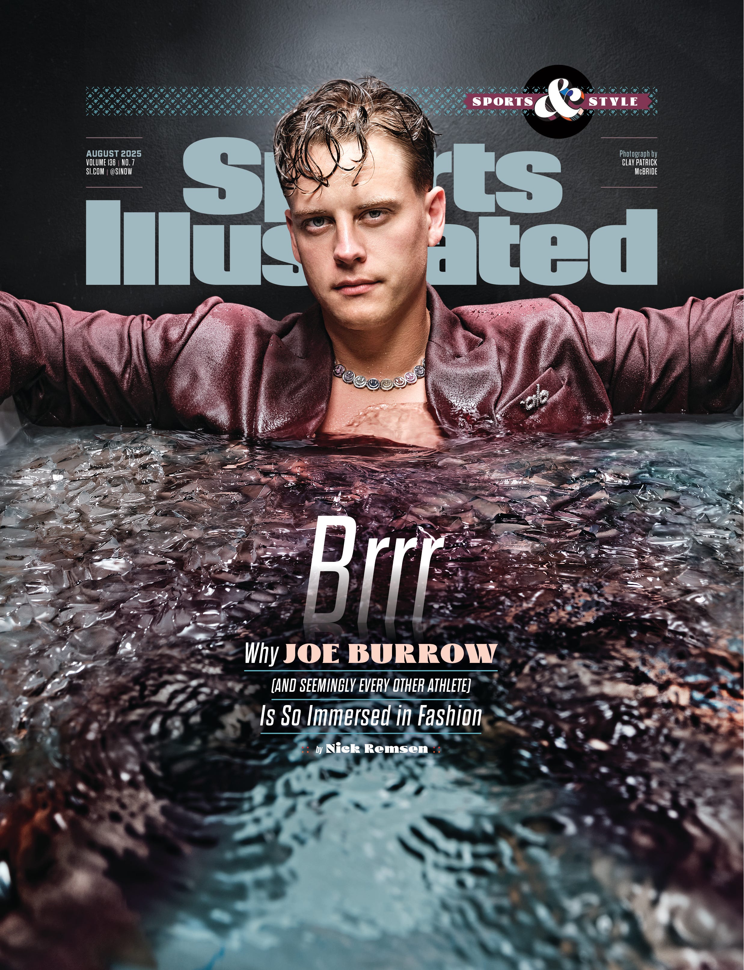 Look: Joe Burrow embraces 'Joe Brrr' persona on new Sports Illustrated cover