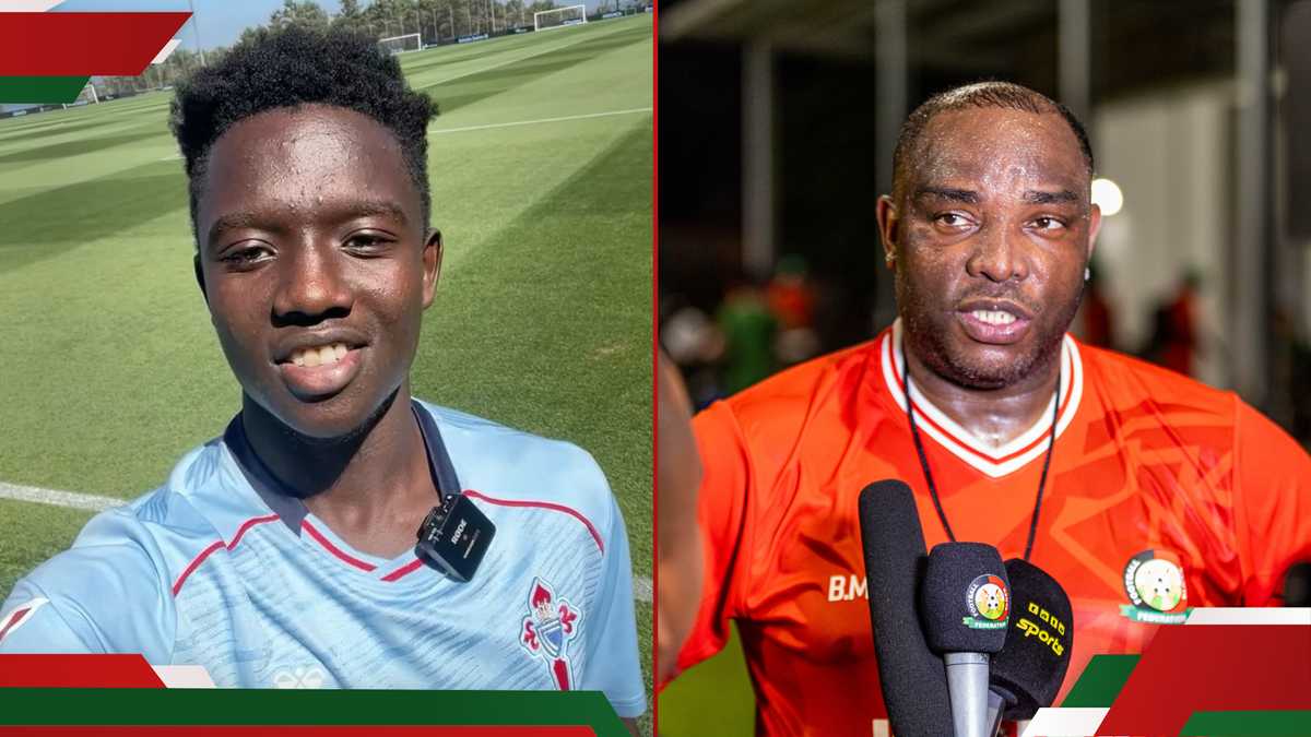 Harambee Stars boss opens up on Aldrine Kibet's move to Celta Vigo