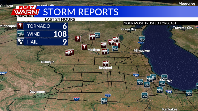 Multiple tornadoes touch down in Wisconsin Wednesday