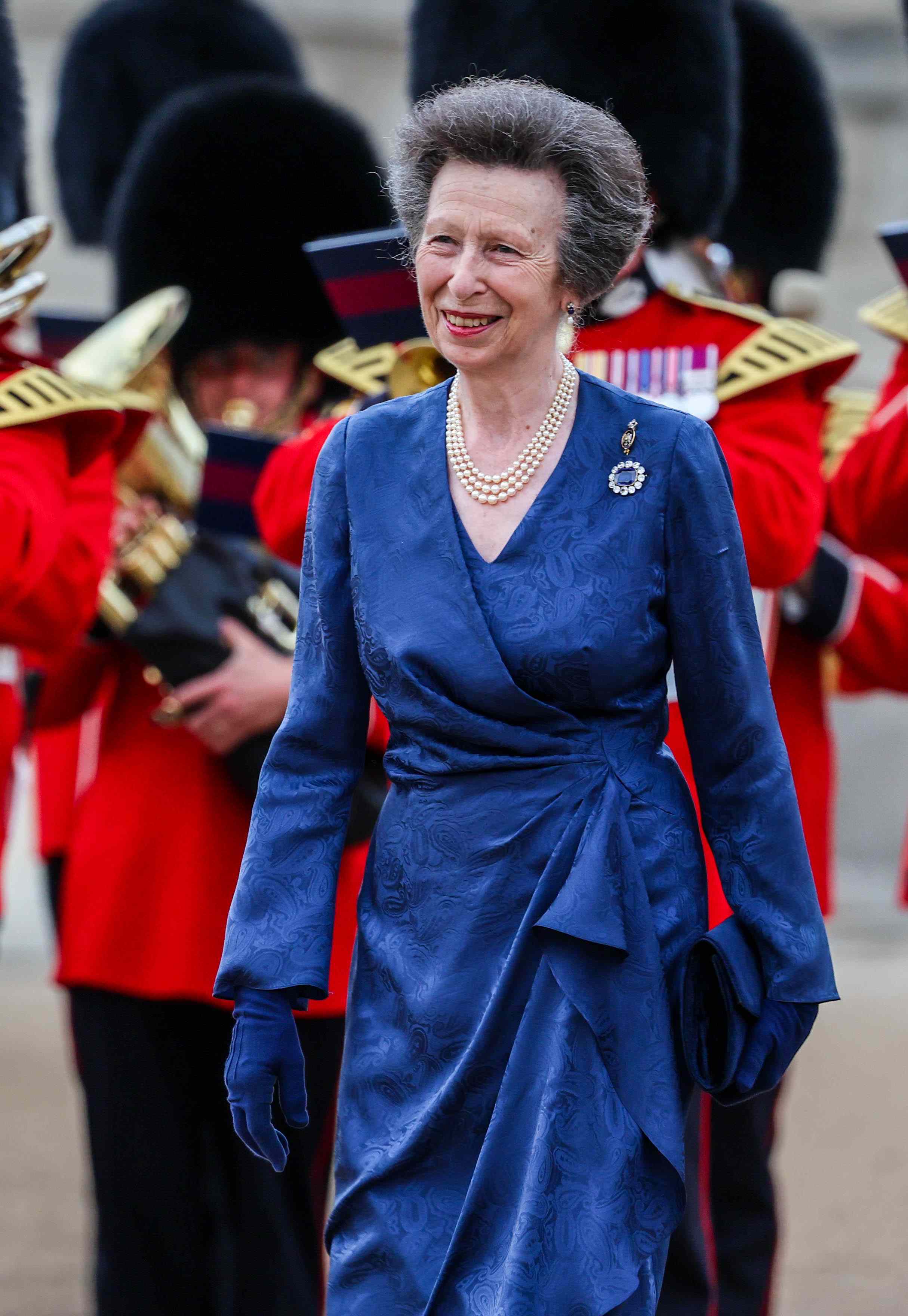 Princess Anne’s Wrap Dress Is One of Her Boldest Looks Ever