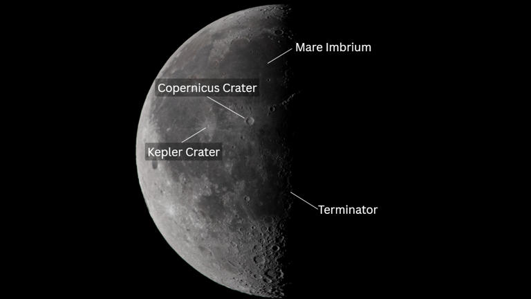 Don't miss the third quarter moon shine near Saturn in the eastern sky ...