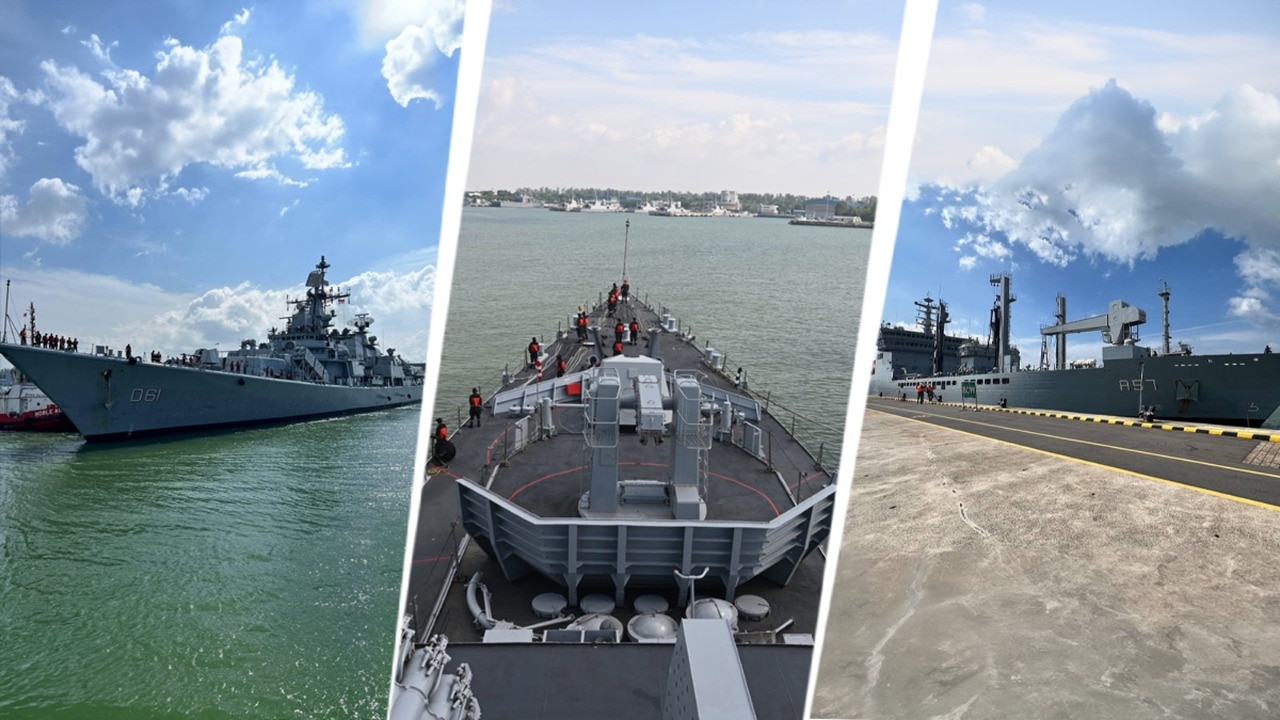 4 Indian Navy ships in Singapore as part of deployment to Southeast Asia