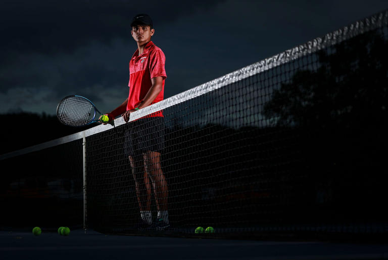 Pandey swept District 11 tennis singles titles during his impressive ...