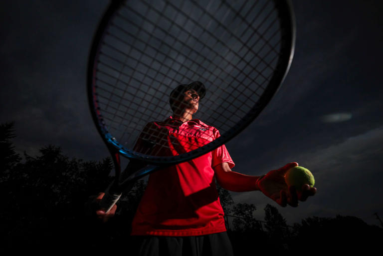 Pandey swept District 11 tennis singles titles during his impressive ...