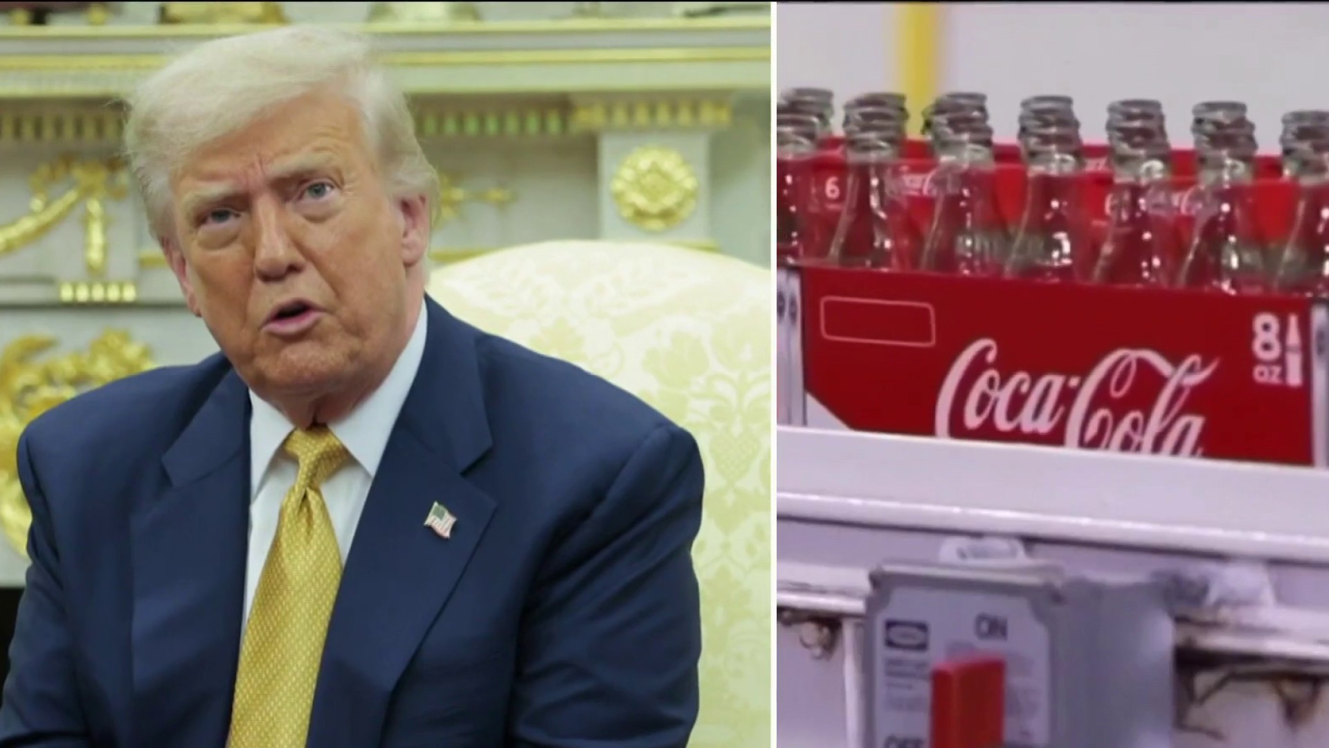 Trump says Coca-Cola will use real cane sugar in U.S. products
