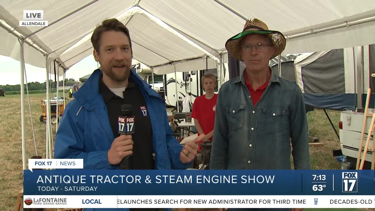 Andy Curtis at the Antique Tractor and Steam Engine Show