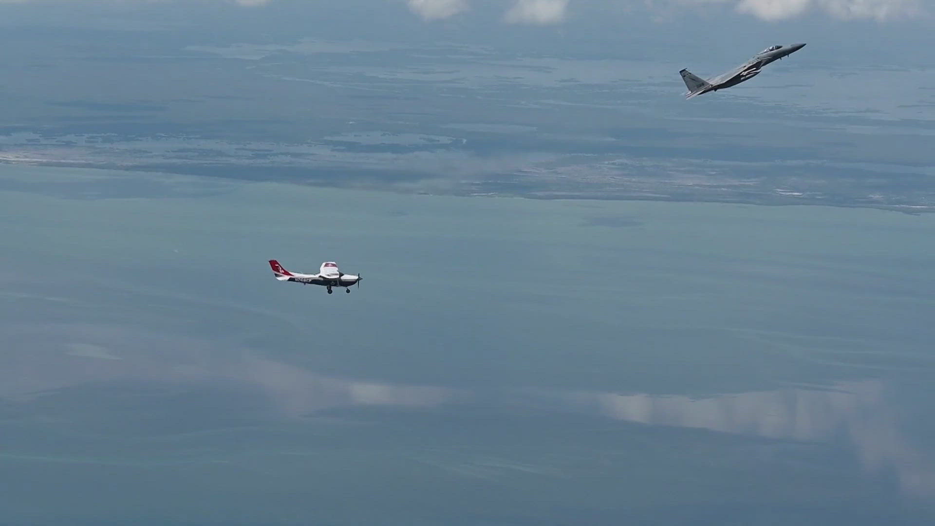 New video shows NORAD intercepting civilian aircraft above Kerr County