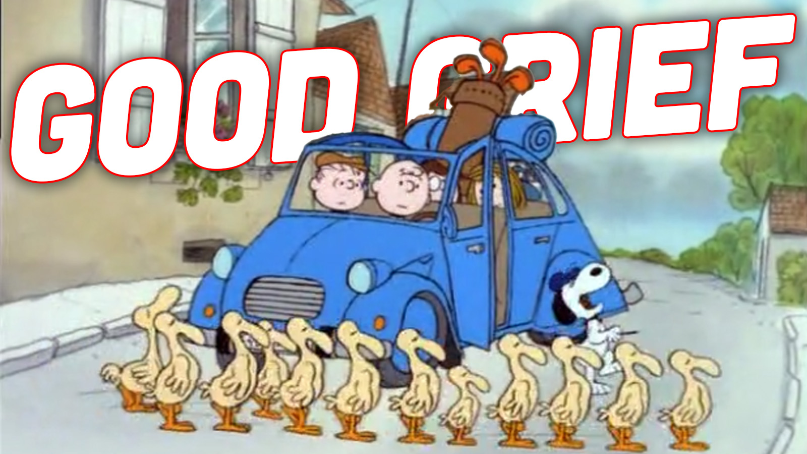 I'm Pretty Sure The Only Times Snoopy Drove A Car It Was In A Citroën 2CV