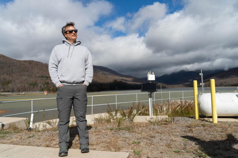 North Fork Reservoir’s toppled fusegate — part of key safety system on ...