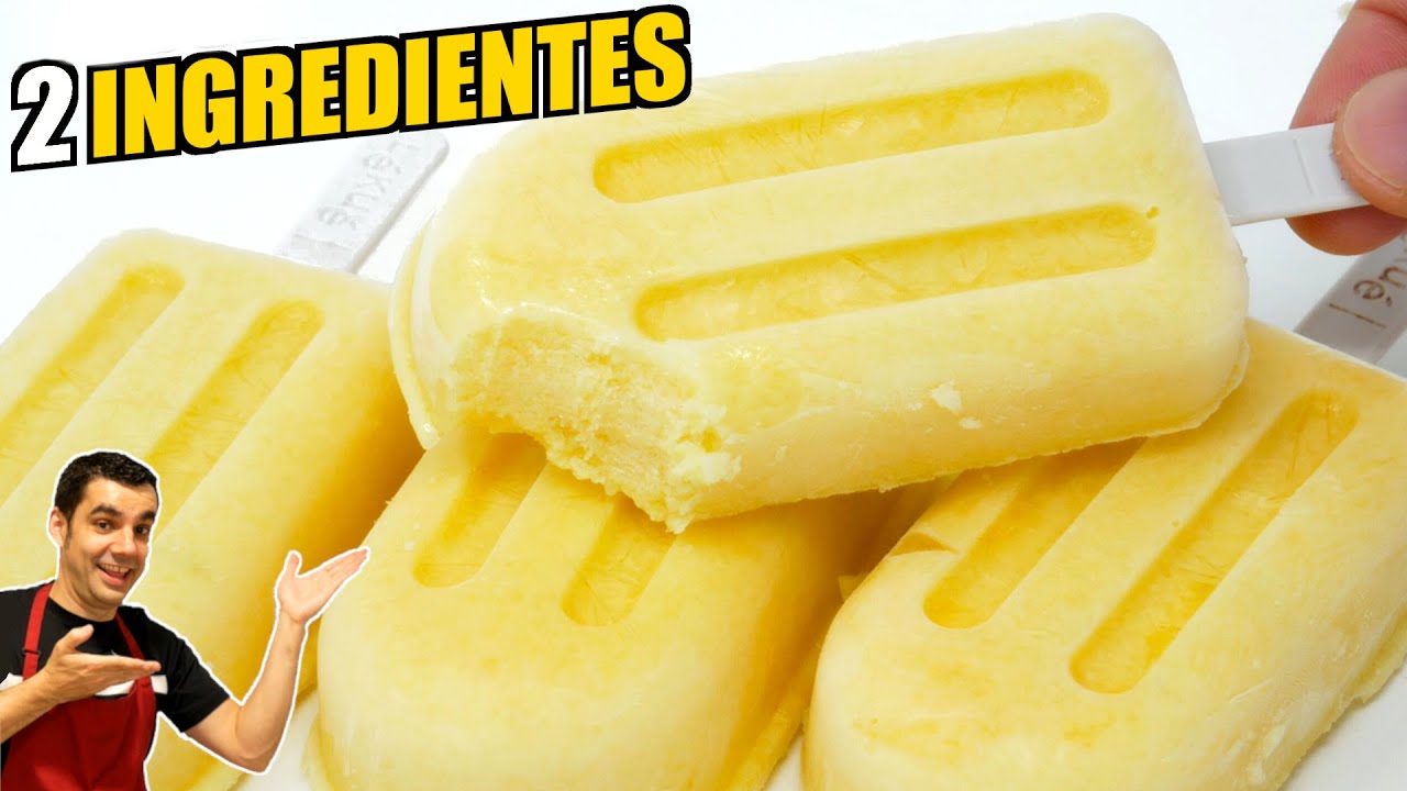 Paletas de Mango con 2 Ingredientes en 1 Minuto