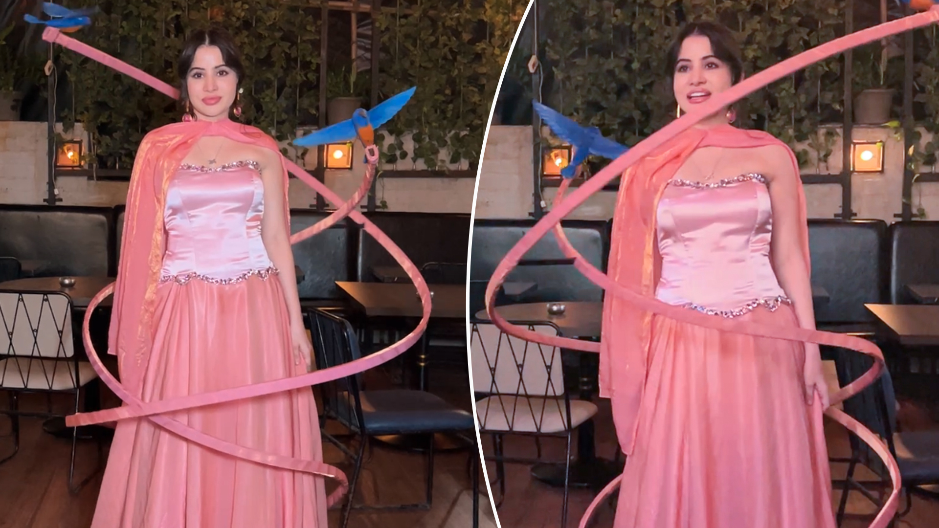 Urfi Javed's Pretty-Pink Avatar: Her Helicopter Is Navigated By Birds!