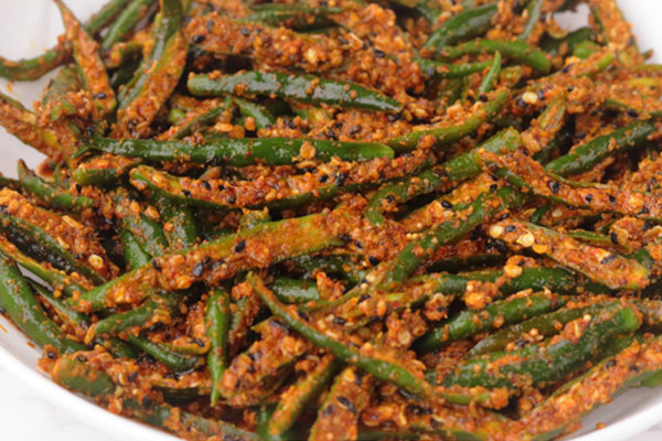Recipe for Mirchi Achaar (Green Chili Pickle)