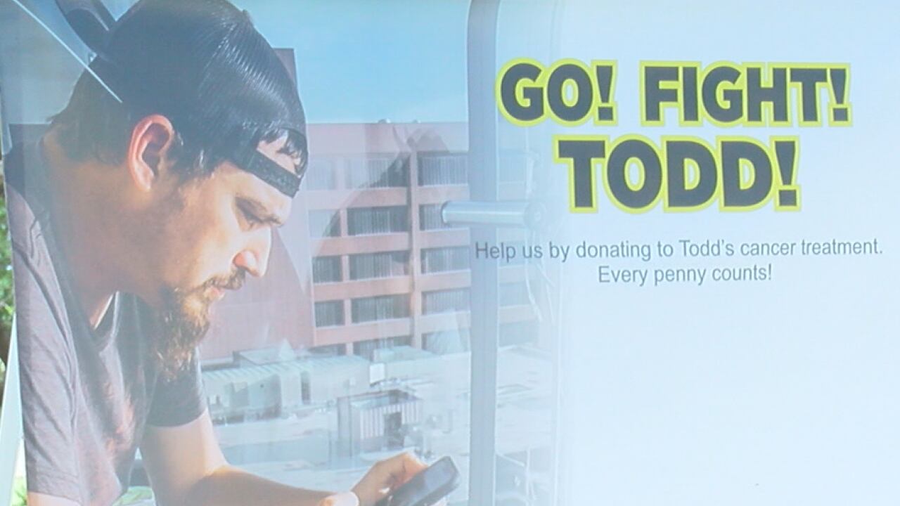 Community raises $10,000 for local man fighting cancer