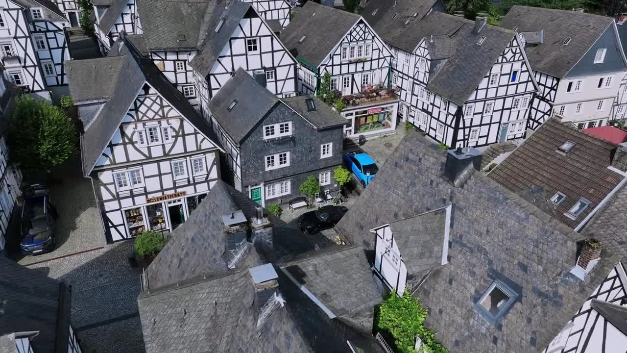 Freudenberg by Drone: Germany's Timeless Townscapes Revealed