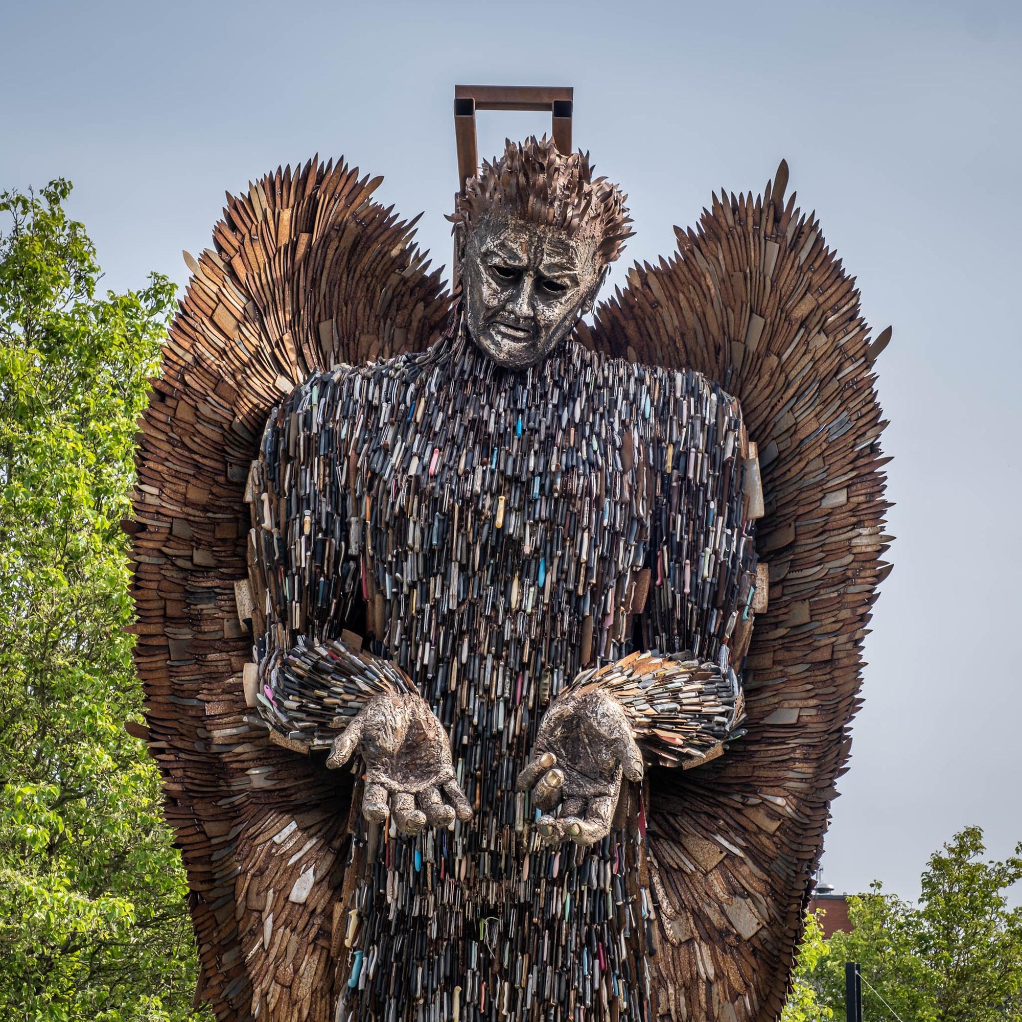 Knife angel to arrive in Hertfordshire as police force launches anti ...
