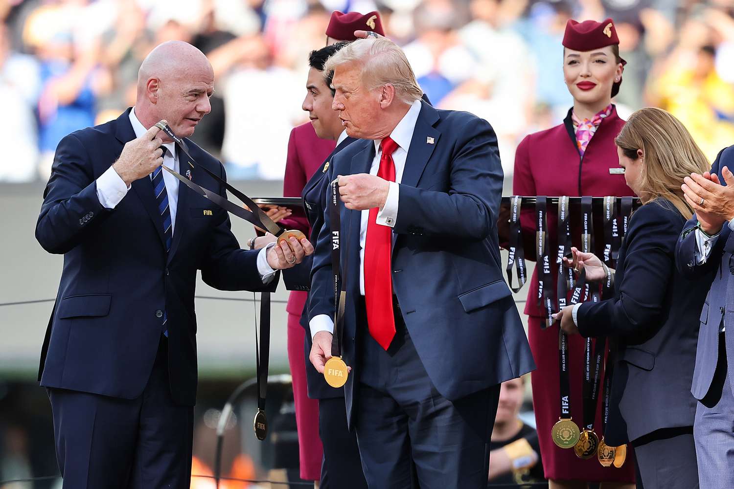Trump Seen Quietly Pocketing FIFA Medal After Revealing That White ...