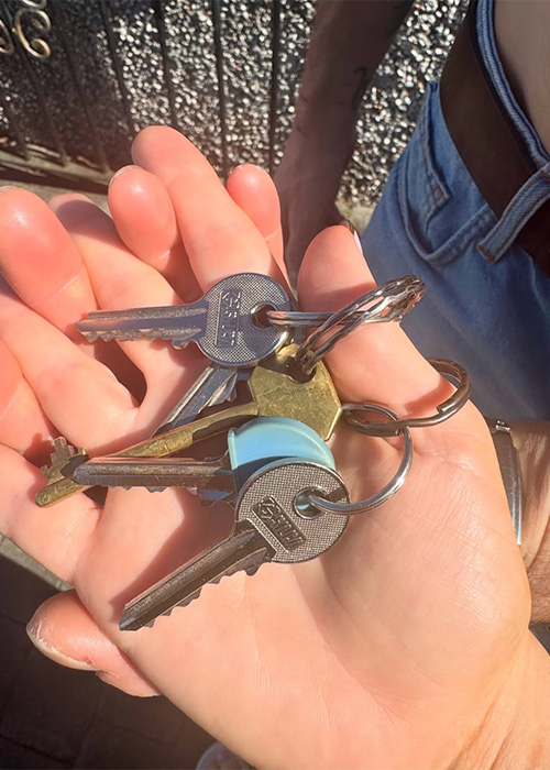 Amilia Keating and husband Conall on cloud nine as they receive keys to ...