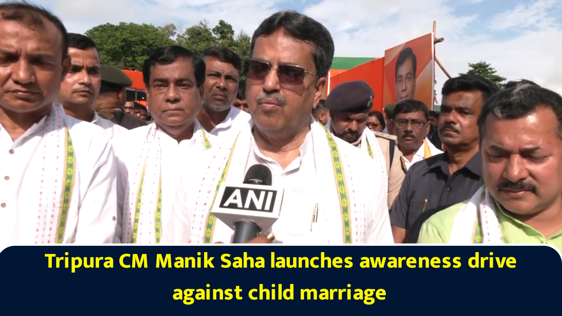 Tripura CM Manik Saha launches awareness drive against child marriage