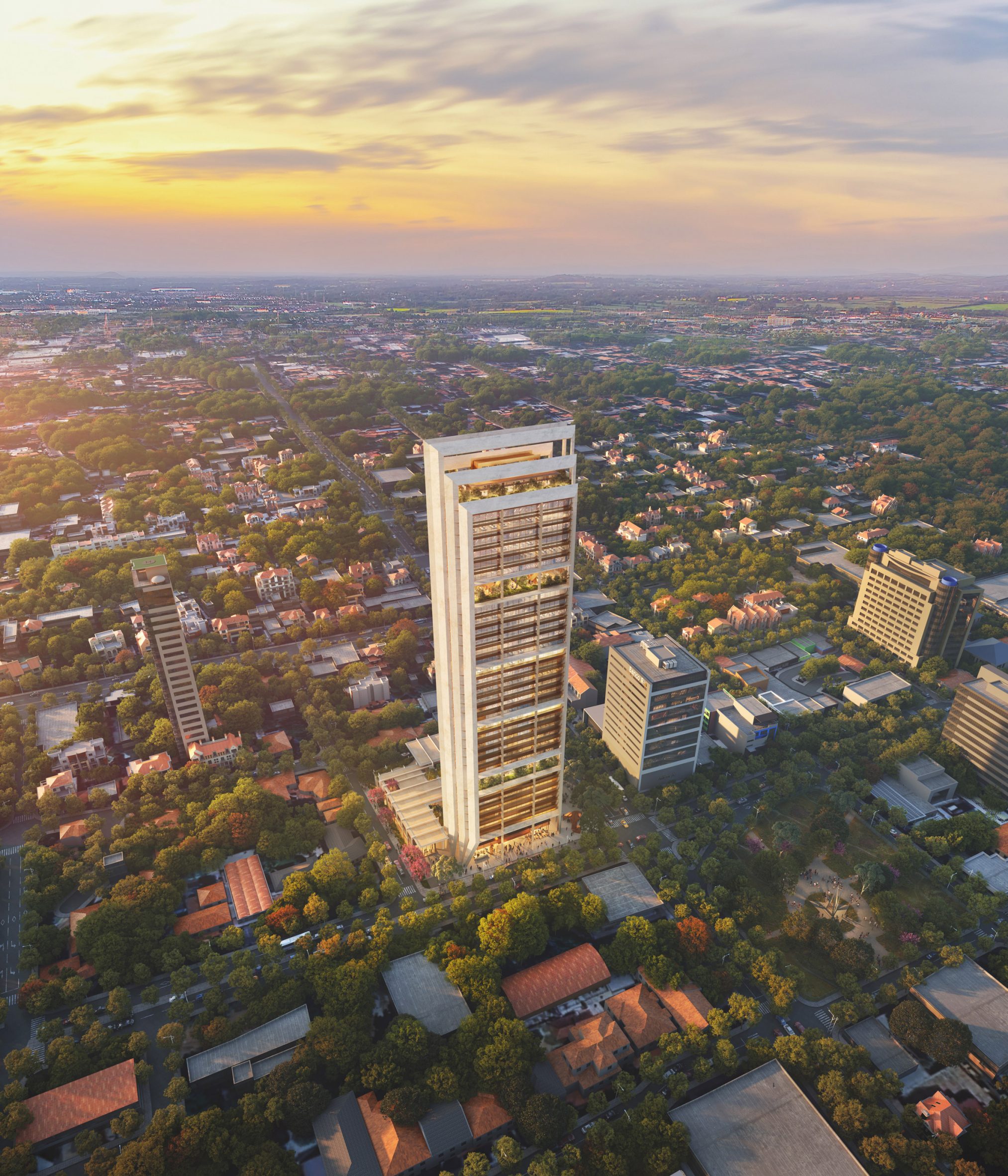 Foster + Partners reveals designs for Paraguay's tallest skyscraper