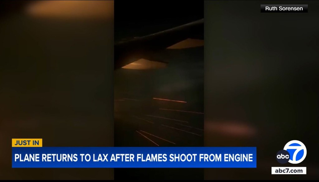 Plane shoots flames in mid-air ‘explosion’ after takeoff
