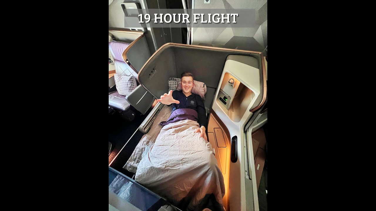 Flying The World's Longest Flight😱 19 Hours - New York to Singapore ️