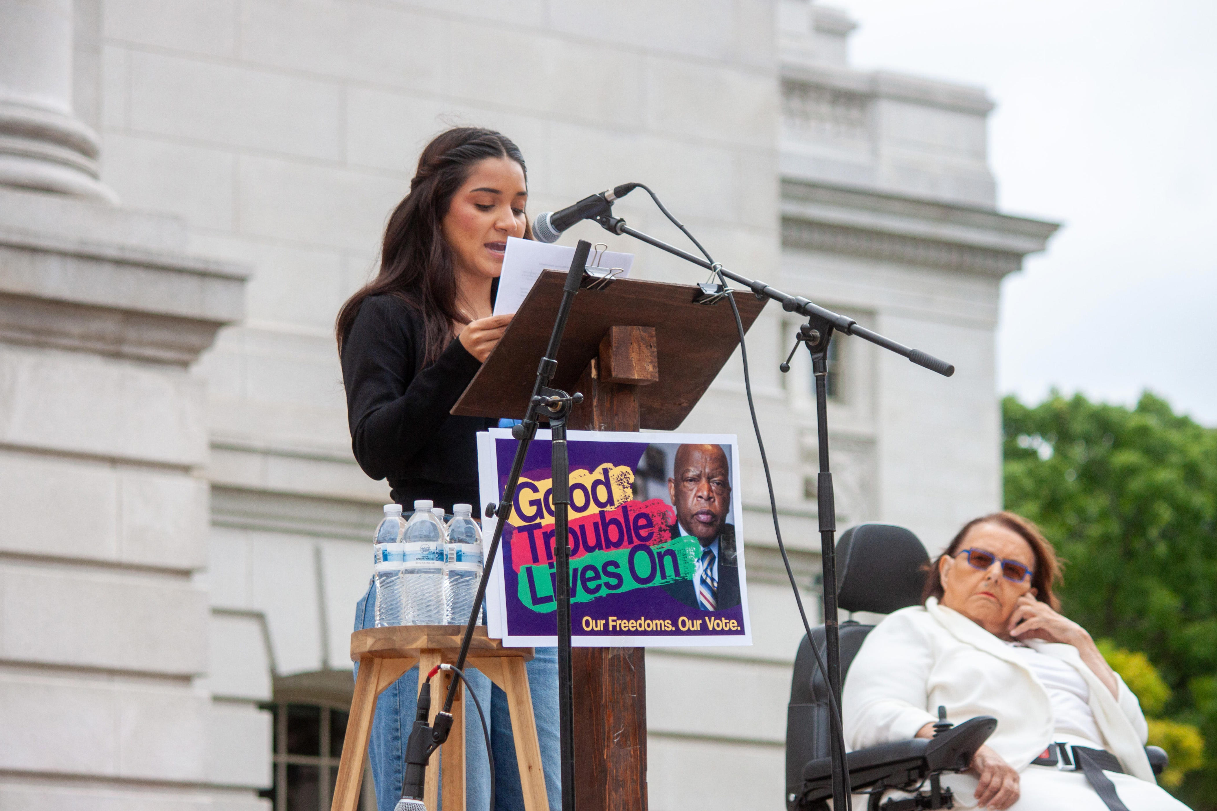 Statewide 'Good Trouble' protests held at Wisconsin State Capitol ...
