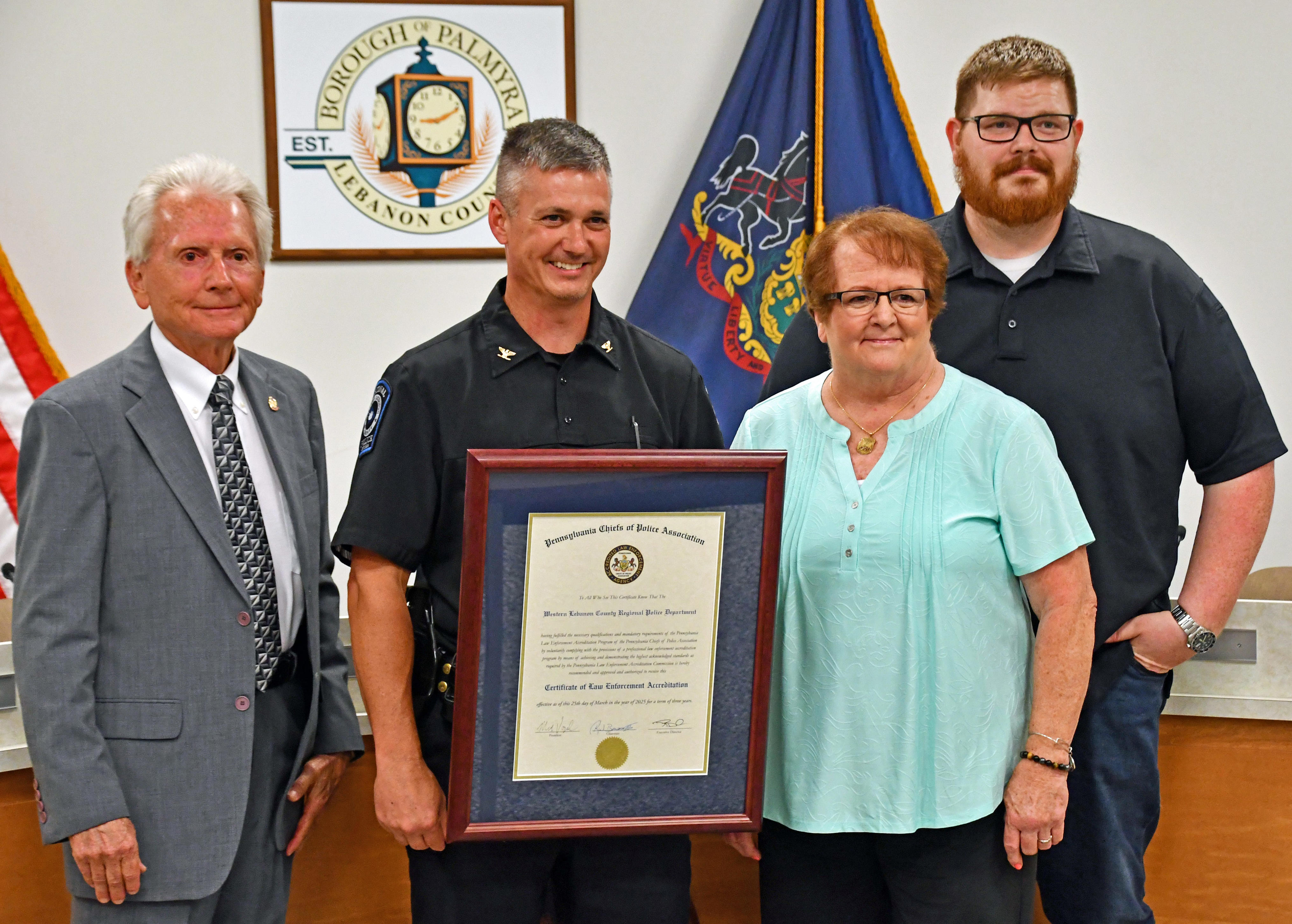 Western Lebanon first county regional police department to receive ...