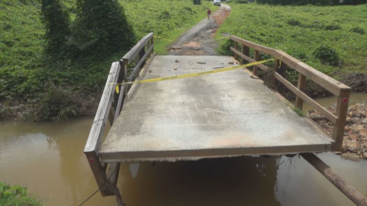 ‘We were stuck’: NC mom rescued with babies after bridge washes out