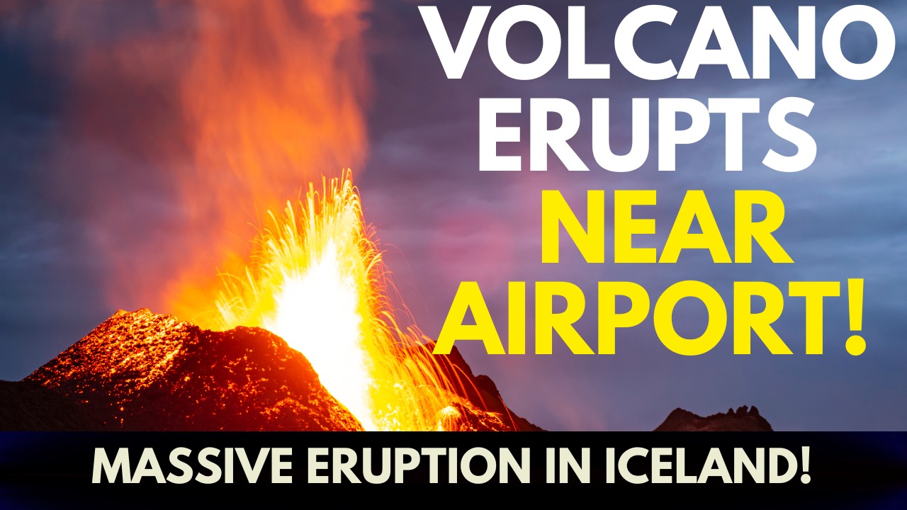 Volcano Erupts in Iceland: Lava and Gas Threaten Keflavík Airport