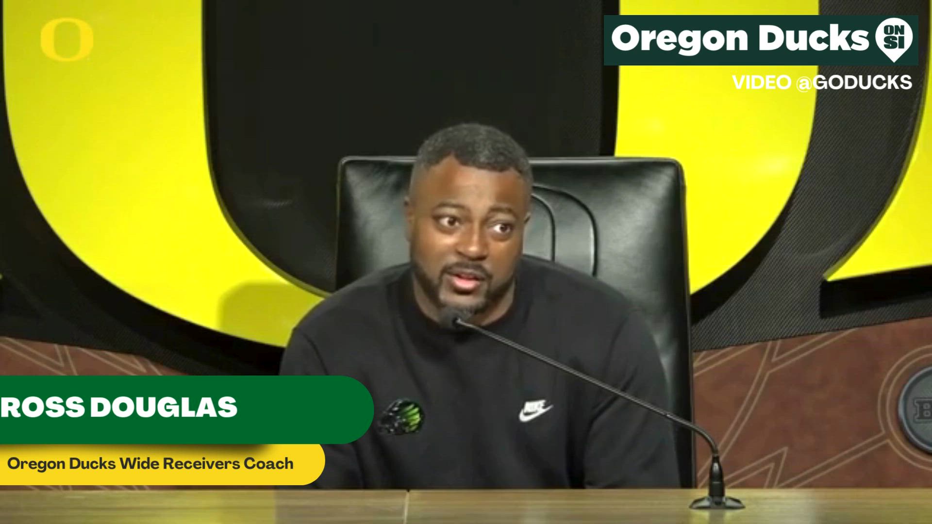 Oregon Ducks Wide Receivers Coach Ross Douglas Discusses Replicating ...