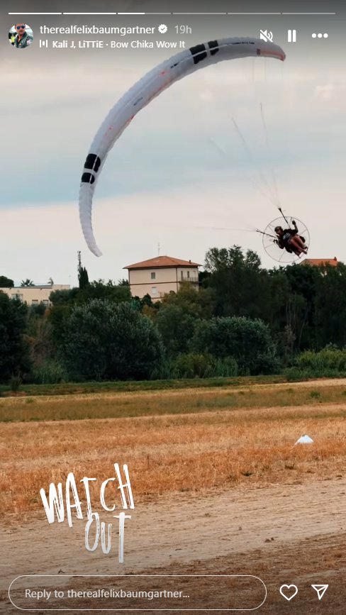 Felix baumgartners haunting post before fatal accident